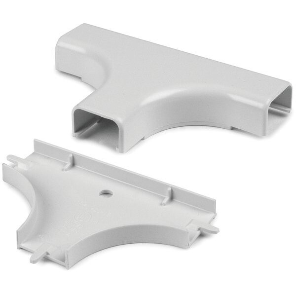 Tee Cover, 1-3/4", 1" Bend Radius, PVC, White, 1/bg