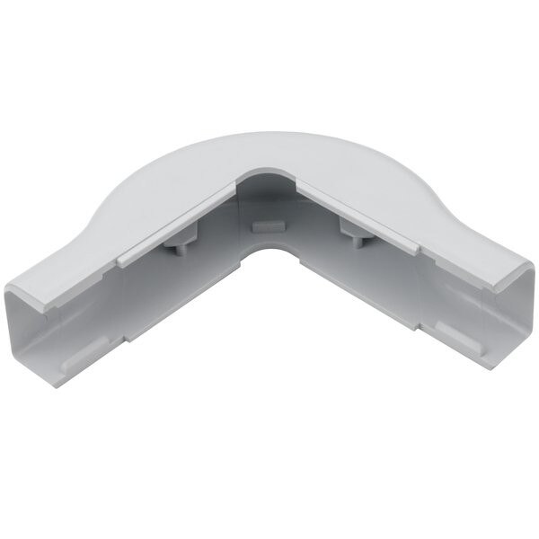 External Corner Cover, 1-3/4", 1" Bend Radius, PVC, White, 1/bg