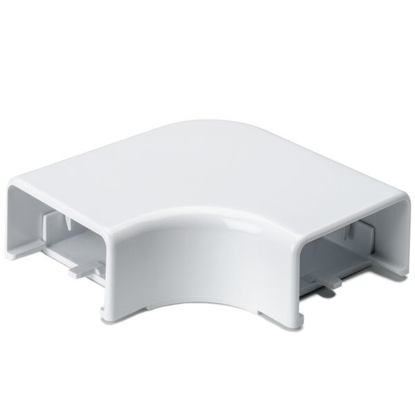 Elbow Cover, 3/4", 1" Bend Radius, PVC, White, 1/bg