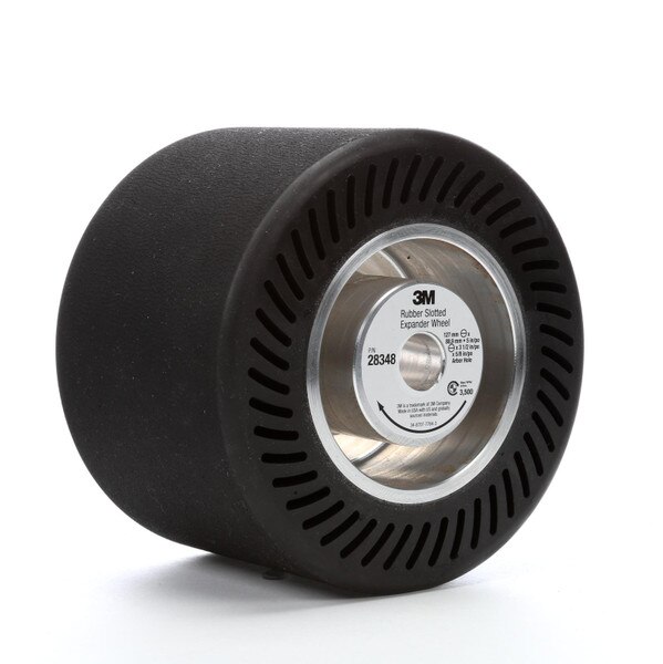 3M Rubber Slotted Expander Wheel 28348, 5 in x 3-1/2 in 5/8 in Arbor ...