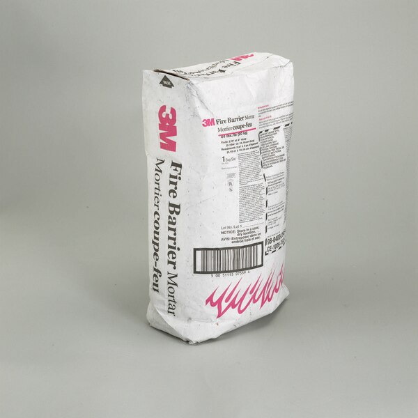 3M Fire Barrier Mortar, Gray, 44 lb, 1 Bag/Case