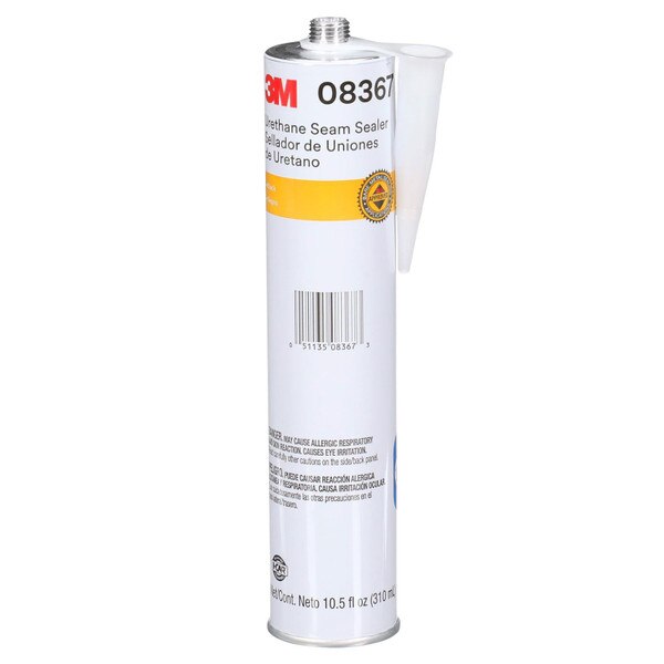 3M Urethane Seam Sealer, 08367, Black, 310 mL Cartridge, 12 per case