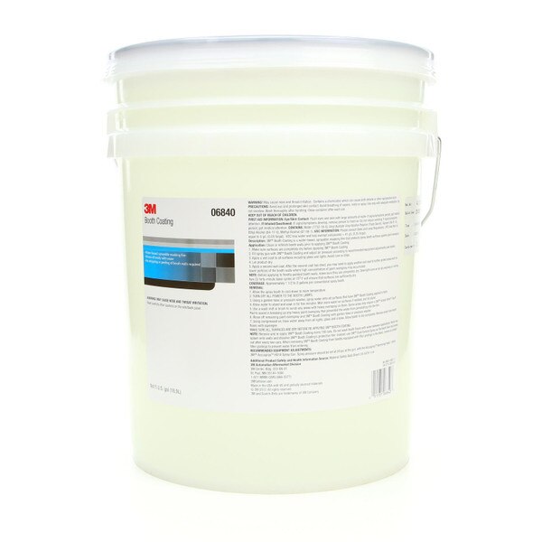 3M Booth Coating, 06840, 5 gal, 1 per case