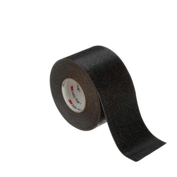 3M Safety-Walk Slip-Resistant Conformable Tapes & Treads 510, Black, 4 in x 60 ft, Roll, 1/Case