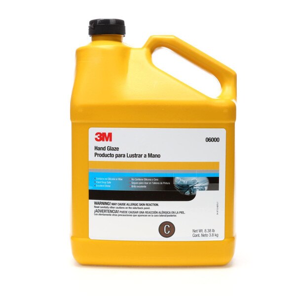 3M Hand Glaze, 06000, 1 gal (127 fl oz), 4 per case