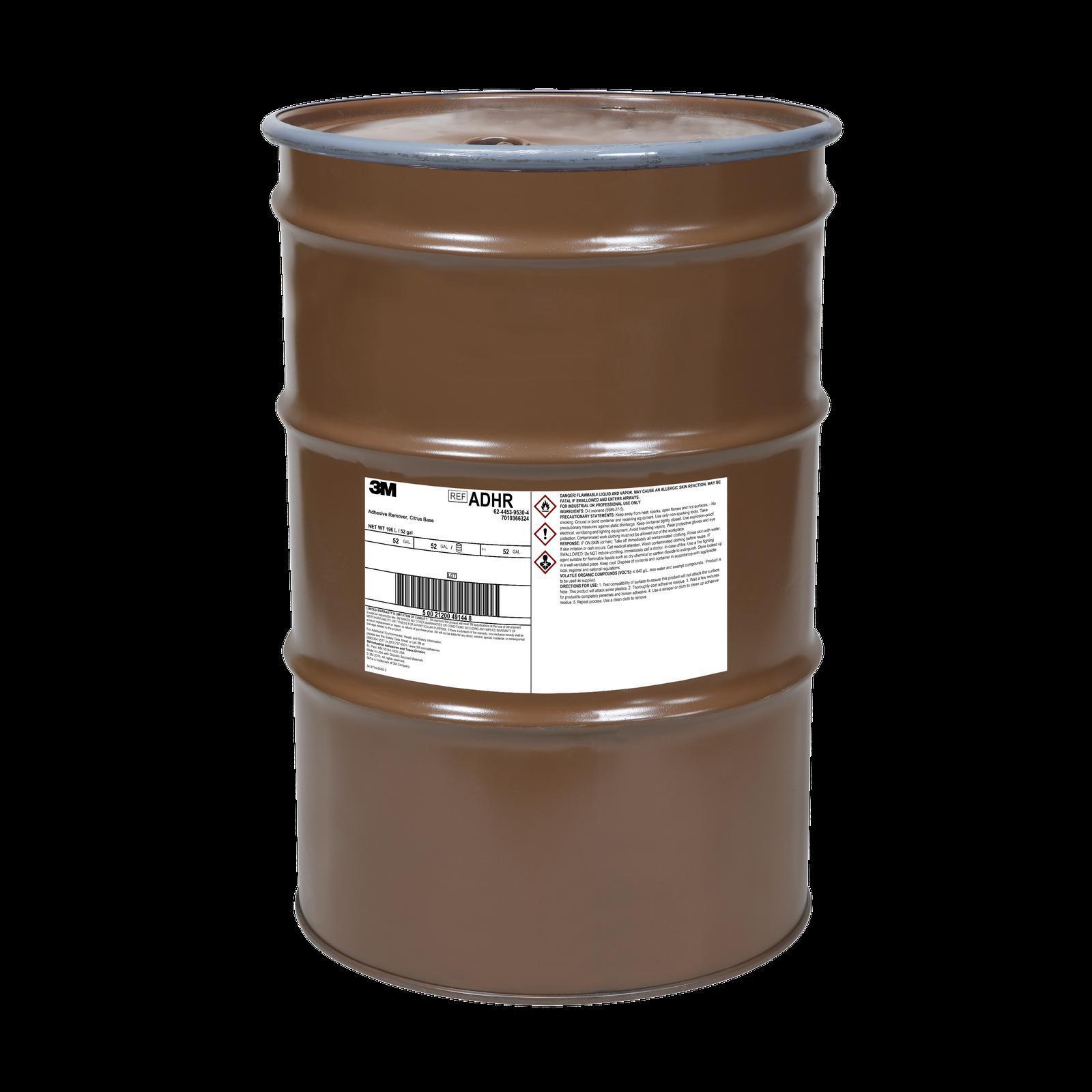 3M Adhesive Remover, 55 Gallon (52 Gallon Net), Drum
