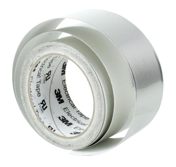 3M Tin-Plated Copper Foil EMI Shielding Tape 1183, 23 in x 18 yd, Log ...