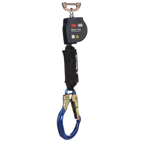 3M DBI-SALA® Nano-Lok Arc Flash Personal Self-Retracting Lifeline 3100576, Kevlar® Fiber Web, 8 ft