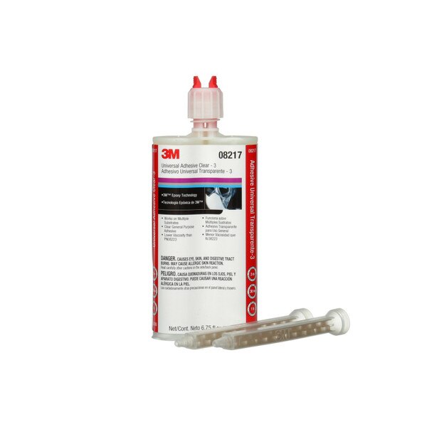 3M Universal Adhesive Clear - 3, 08217, 200 mL Cartridge, 6 per case