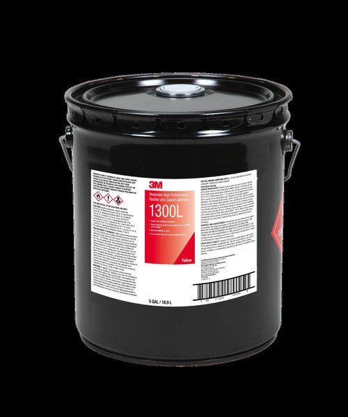 3M Neoprene High Performance Rubber and Gasket Adhesive 1300L, Yellow ...