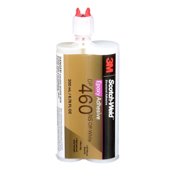 3M Scotch-Weld Epoxy Adhesive DP460NS, Off-White, 200 mL Duo-Pak, 12/Case