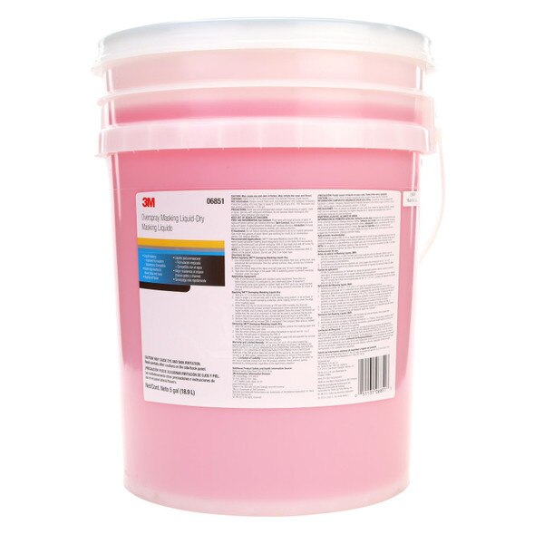 3M Overspray Masking Liquid Dry, 06851, 5 gal, 1 per case