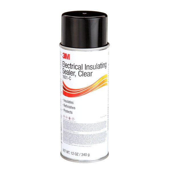 3M Electrical Insulating Sealer 1601-C, 12-oz Can, Clear Canisters/Case