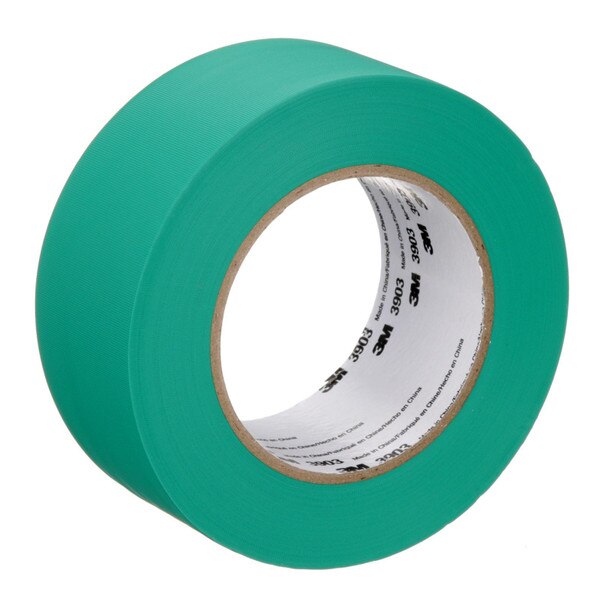 3M Vinyl Duct Tape 3903, Green, 2 in x 50 yd, 6.5 mil, 24/Case