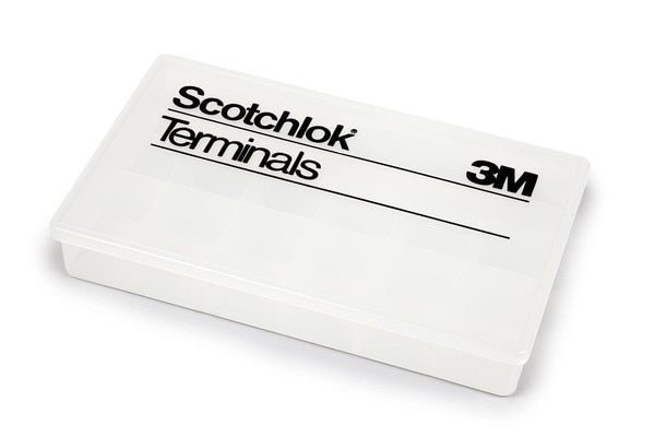 3M Scotchlok Plastic Empty Terminal Box, Clear, made of clear plastic