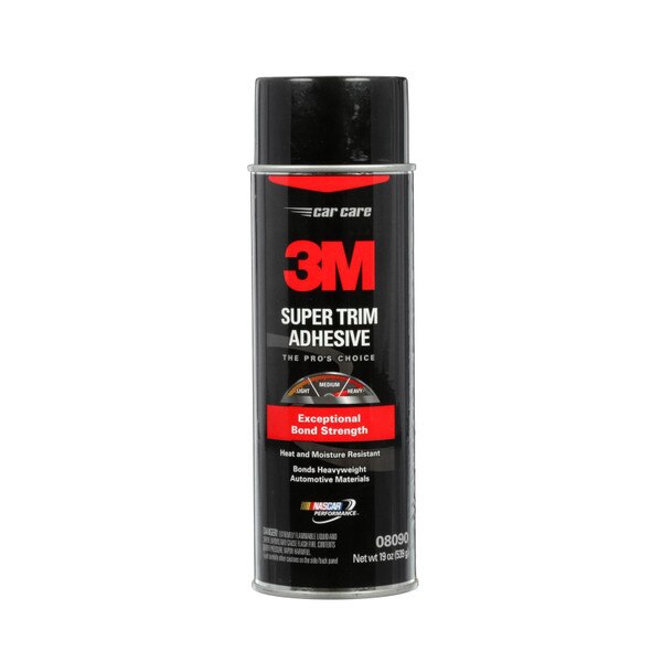 3M Super Trim Adhesive, 08090, 19 oz Nt Wt, 6 per case