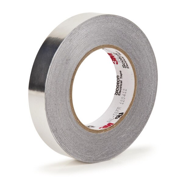 3M Laminated Aluminum Foil EMI Shielding Tape AL-36FR, 1 in x 54-1/2 ...