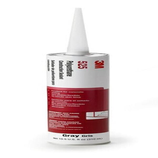 3M Polyurethane Construction Sealant 525, Gray, 55 Gallon Open Head (50 Gallon Net), Drum