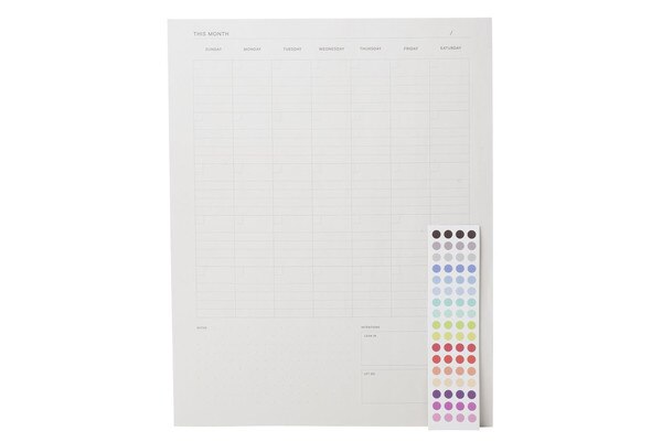 Post-it® Planner Dots NTD-CALDOT-GY