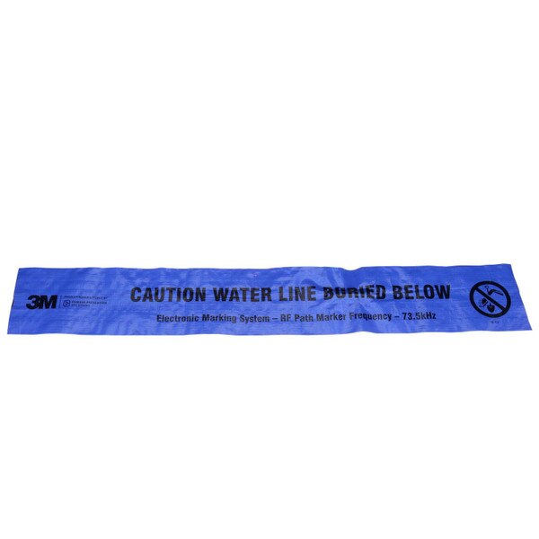 3M Electronic Marking System (EMS) Caution Tape 7903, Blue, 6 in, Water ...