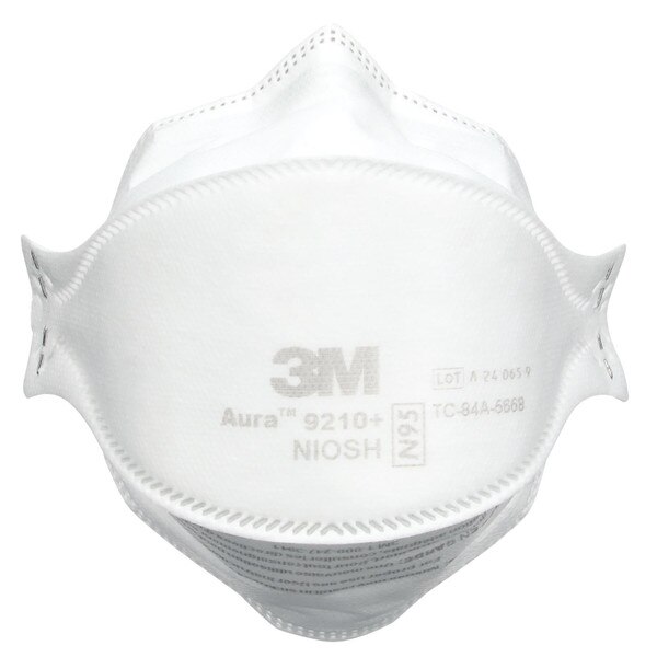 3M Aura Particulate Respirator 9210+, N95, 20 per box