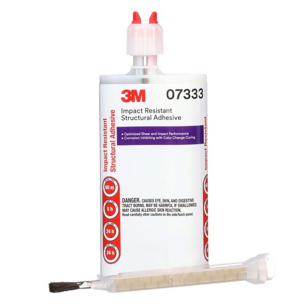 3M Impact Resistant Structural Adhesive 07333, 200 mL Cartridge, 6/Case