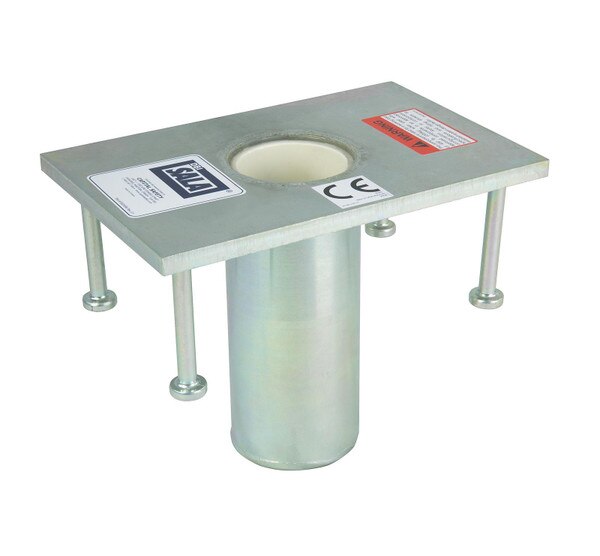 3M DBI-SALA Confined Space Permanent Flush Floor Mount Sleeve Davit ...